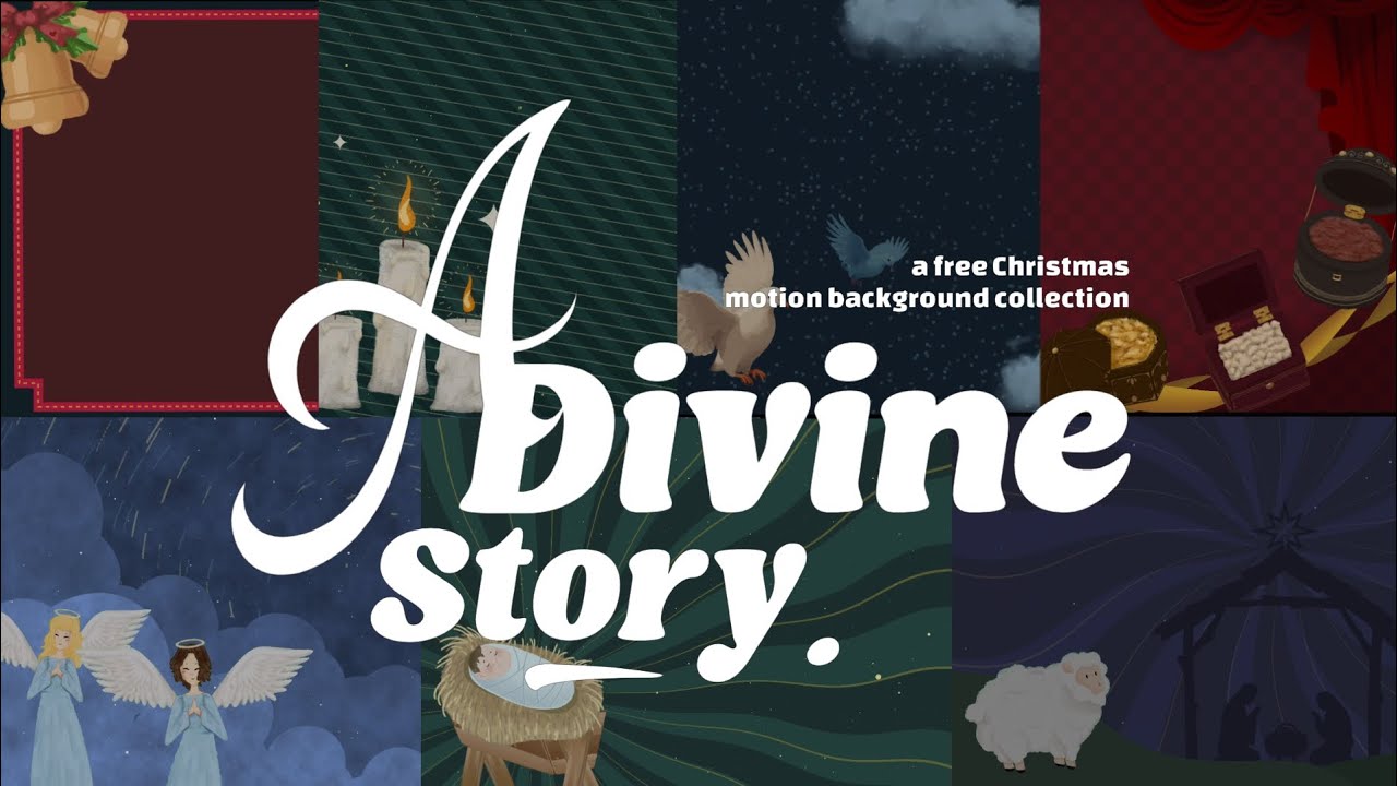 A Divine Story: Motion Backgrounds - Church Media Drop