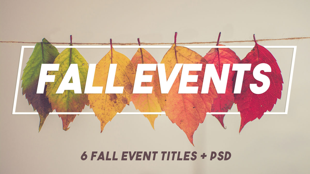 Fall Kickoff - Church Media Drop
