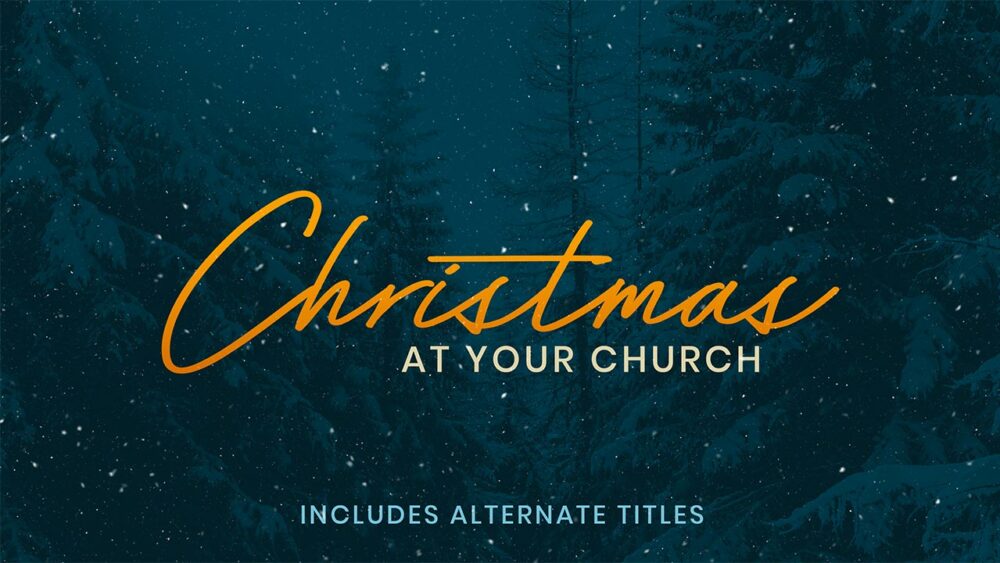 Christmas Snow - Church Media Drop